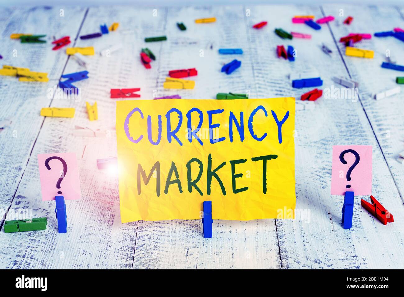 Conceptual hand writing showing Currency Market. Concept meaning over ...