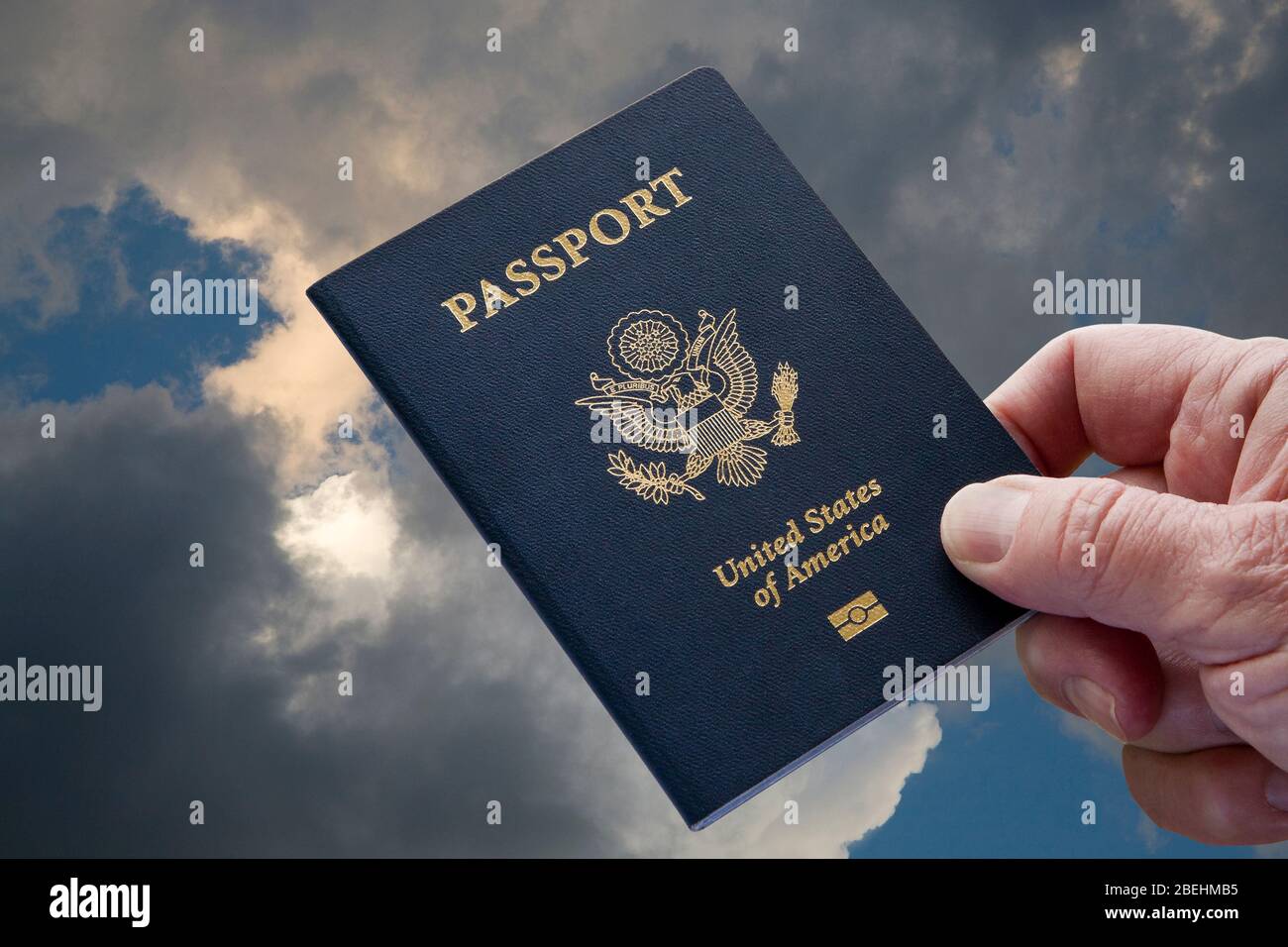 Close-up Of United States Of America Passport Stock Photo - Alamy