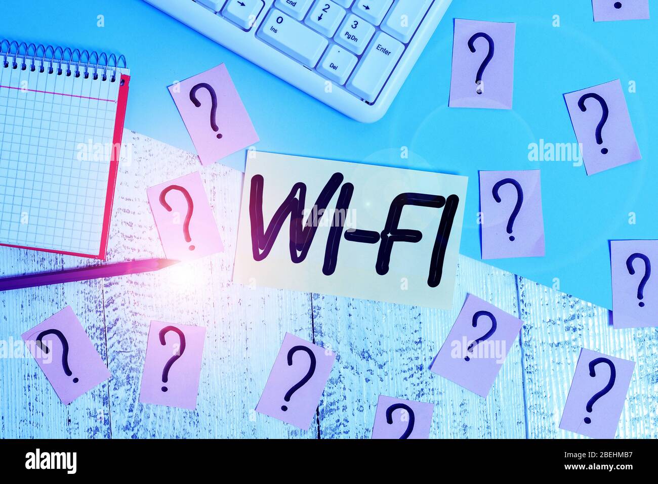 Conceptual hand writing showing Wi Fi. Concept meaning radio ...