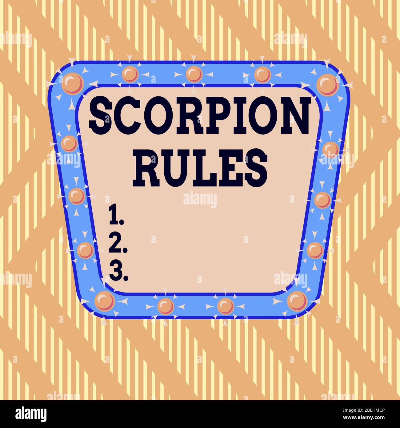 With scorpion shaped tail hi-res stock photography and images - Alamy