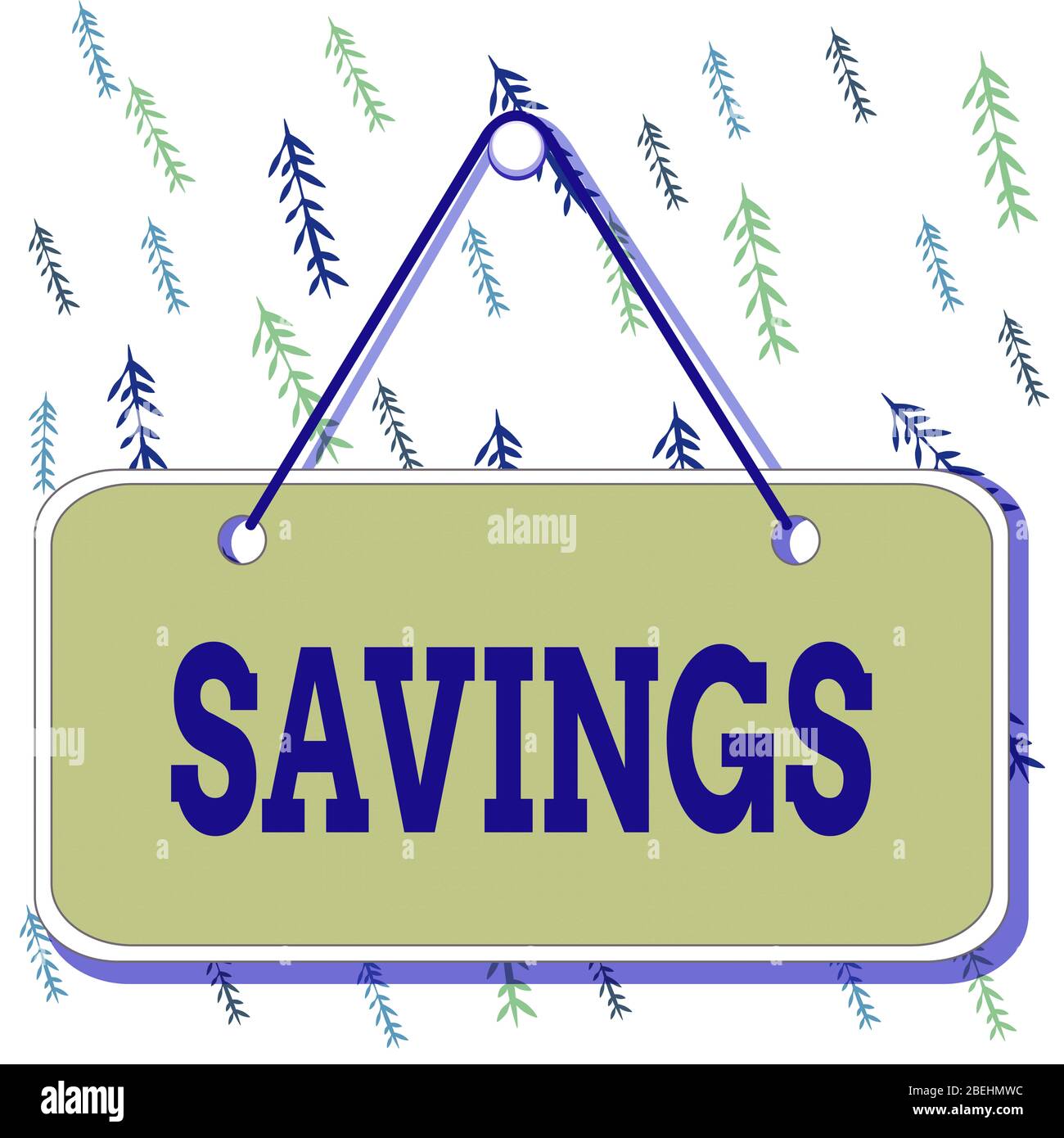 Handwriting text writing Savings. Conceptual photo the money that a ...