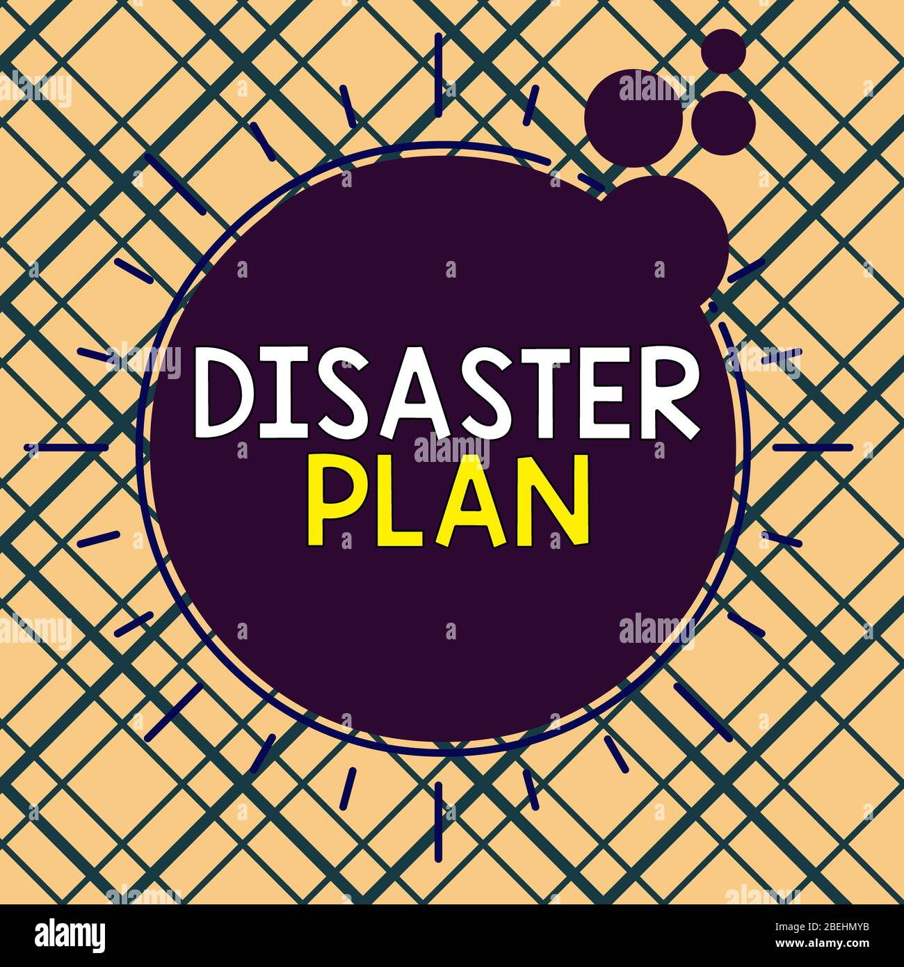 Conceptual hand writing showing Disaster Plan. Concept meaning outlines ...