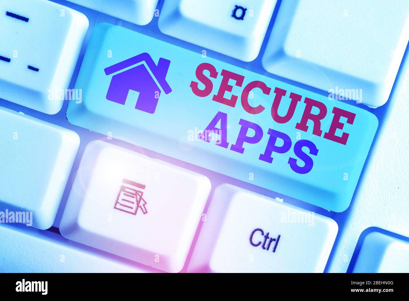 Conceptual hand writing showing Secure Apps. Concept meaning protect ...