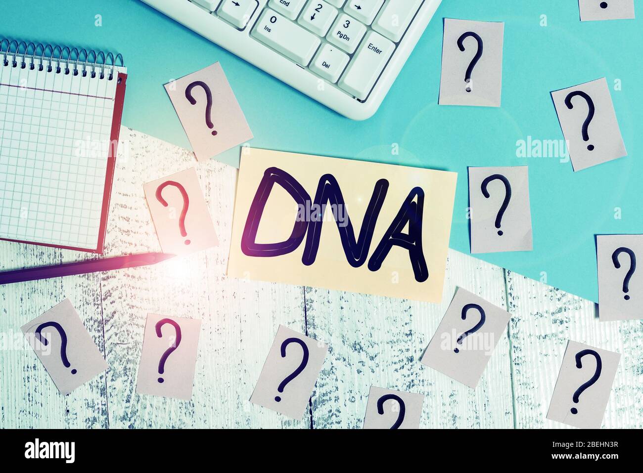 Conceptual hand writing showing Dna. Concept meaning a selfreplicating ...