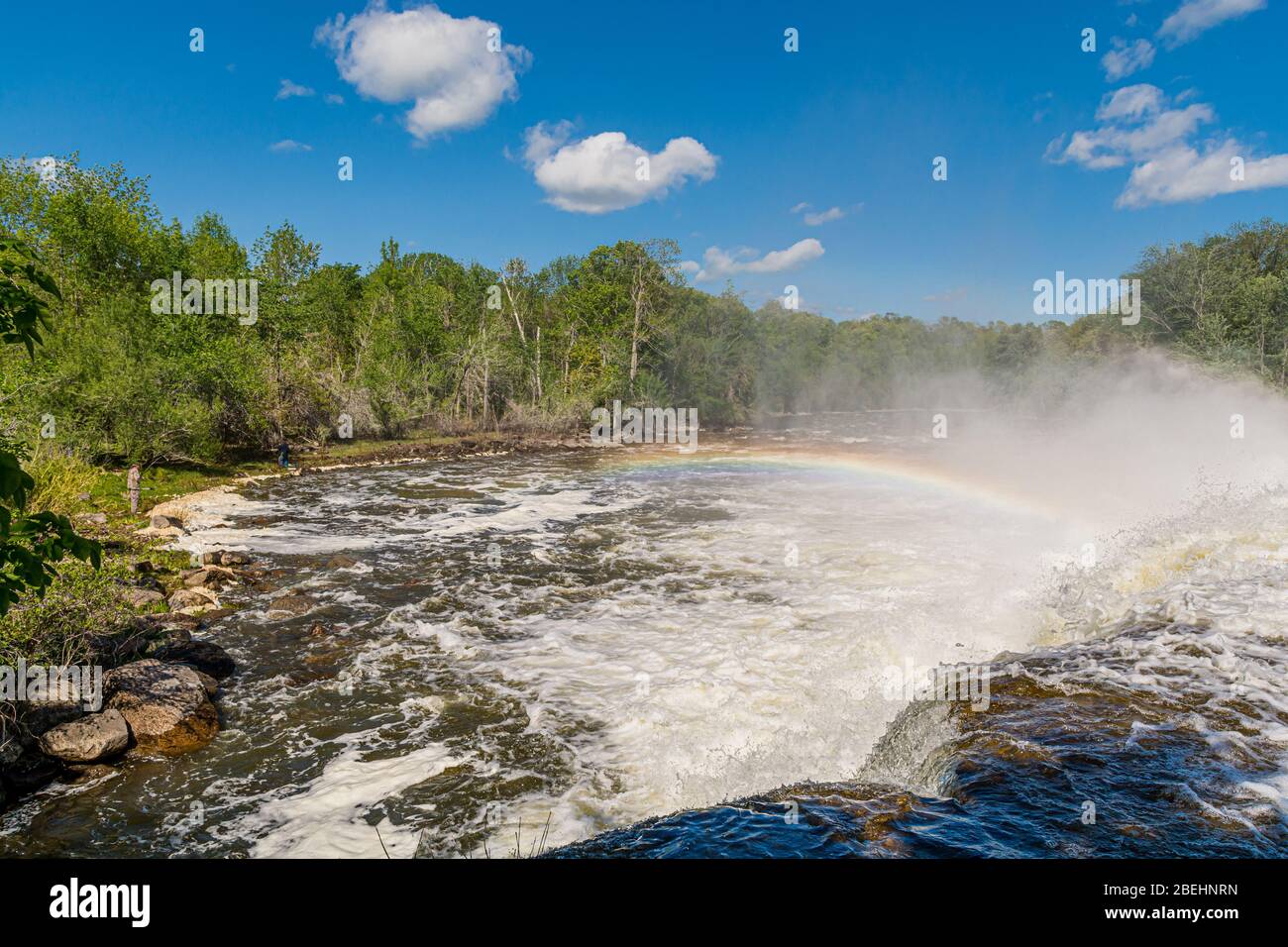 Healey Falls Havelock Ontario Canada in summer Stock Photo - Alamy