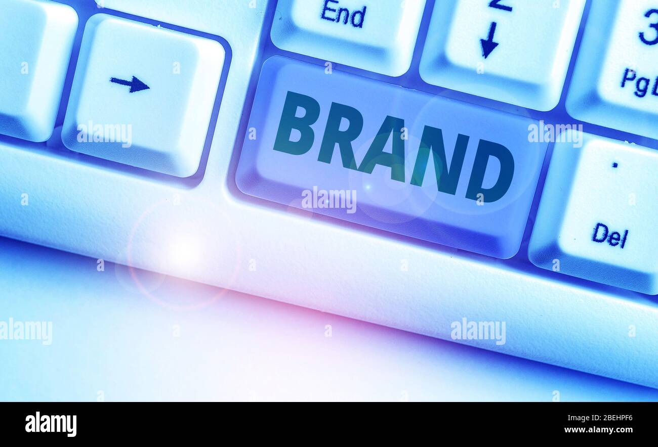 Handwriting text writing Brand. Conceptual photo Type of product ...