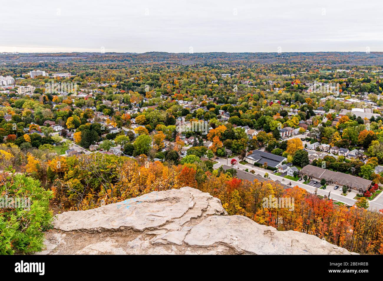 Dundas Valley Niagara Escarpment Hamilton Ontario Canada in autumn ...