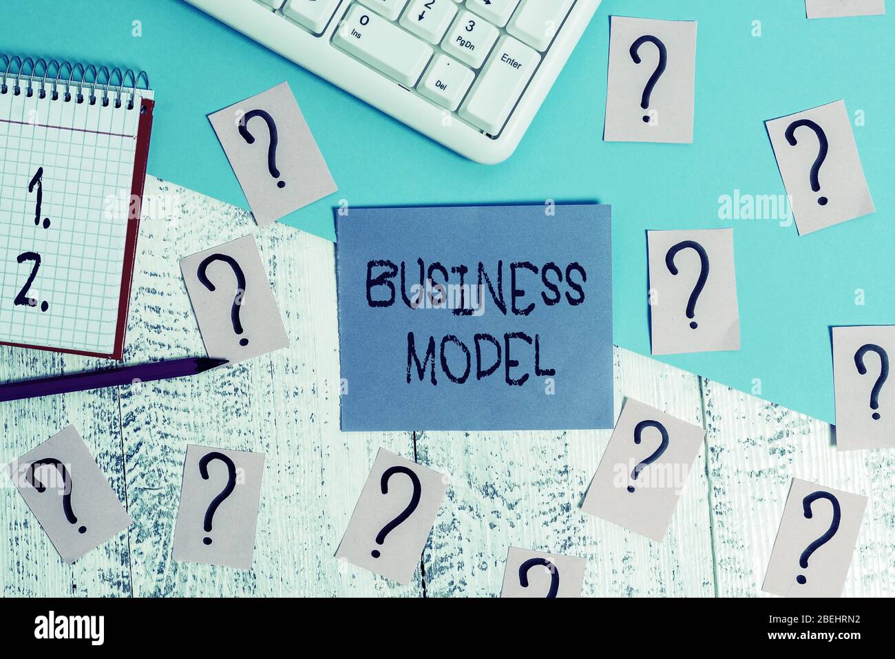 Conceptual hand writing showing Business Model. Concept meaning ...