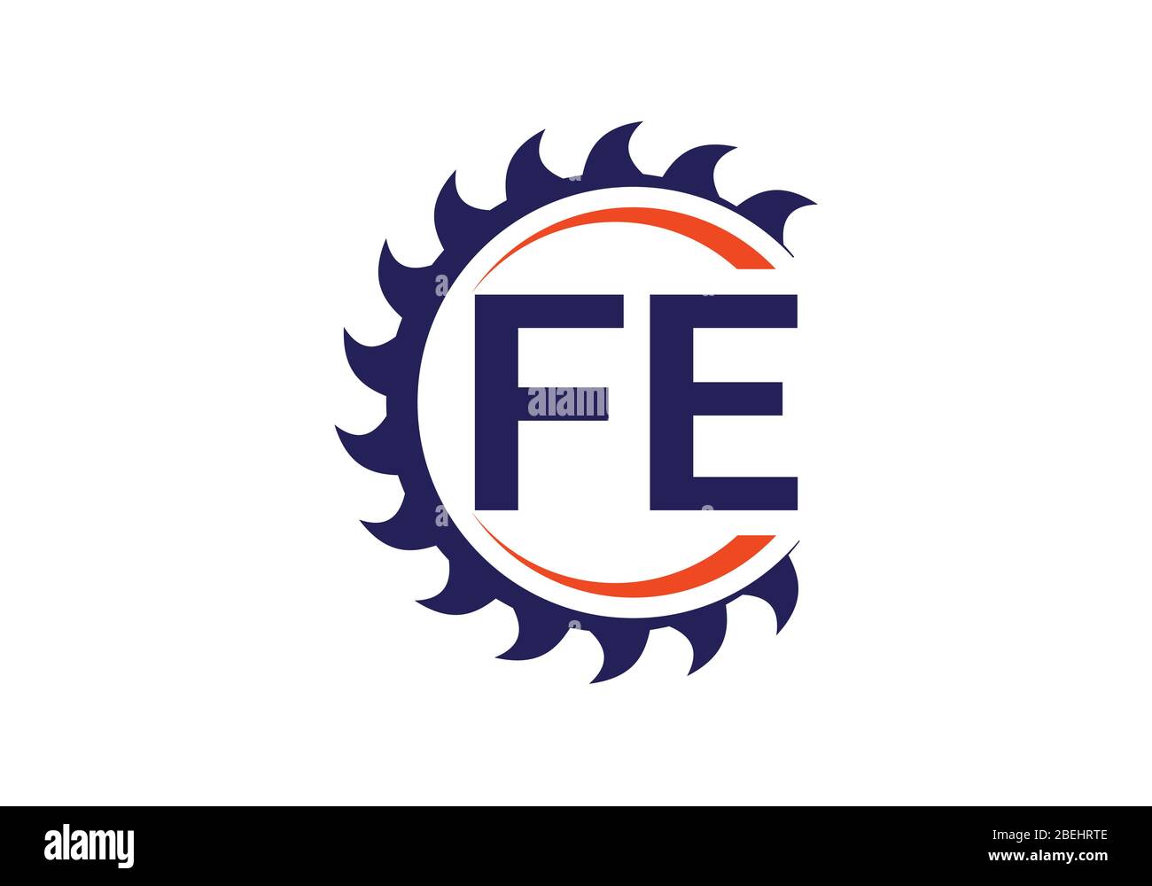 Initial Monogram Letter FE Logo Design Vector Template. FE Letter Logo ...