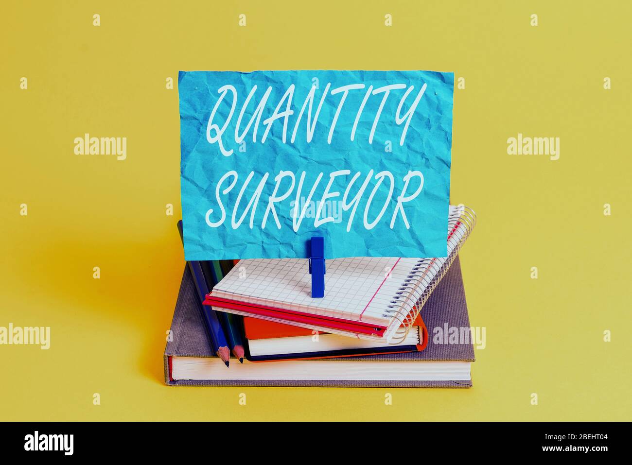 Word writing text Quantity Surveyor. Business photo showcasing ...