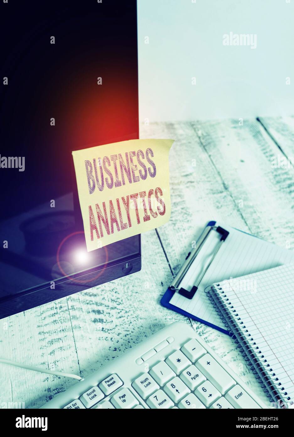 Handwriting text writing Business Analytics. Conceptual photo ...