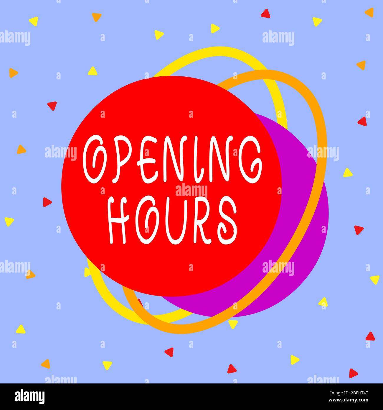 Writing note showing Opening Hours. Business concept for the time ...