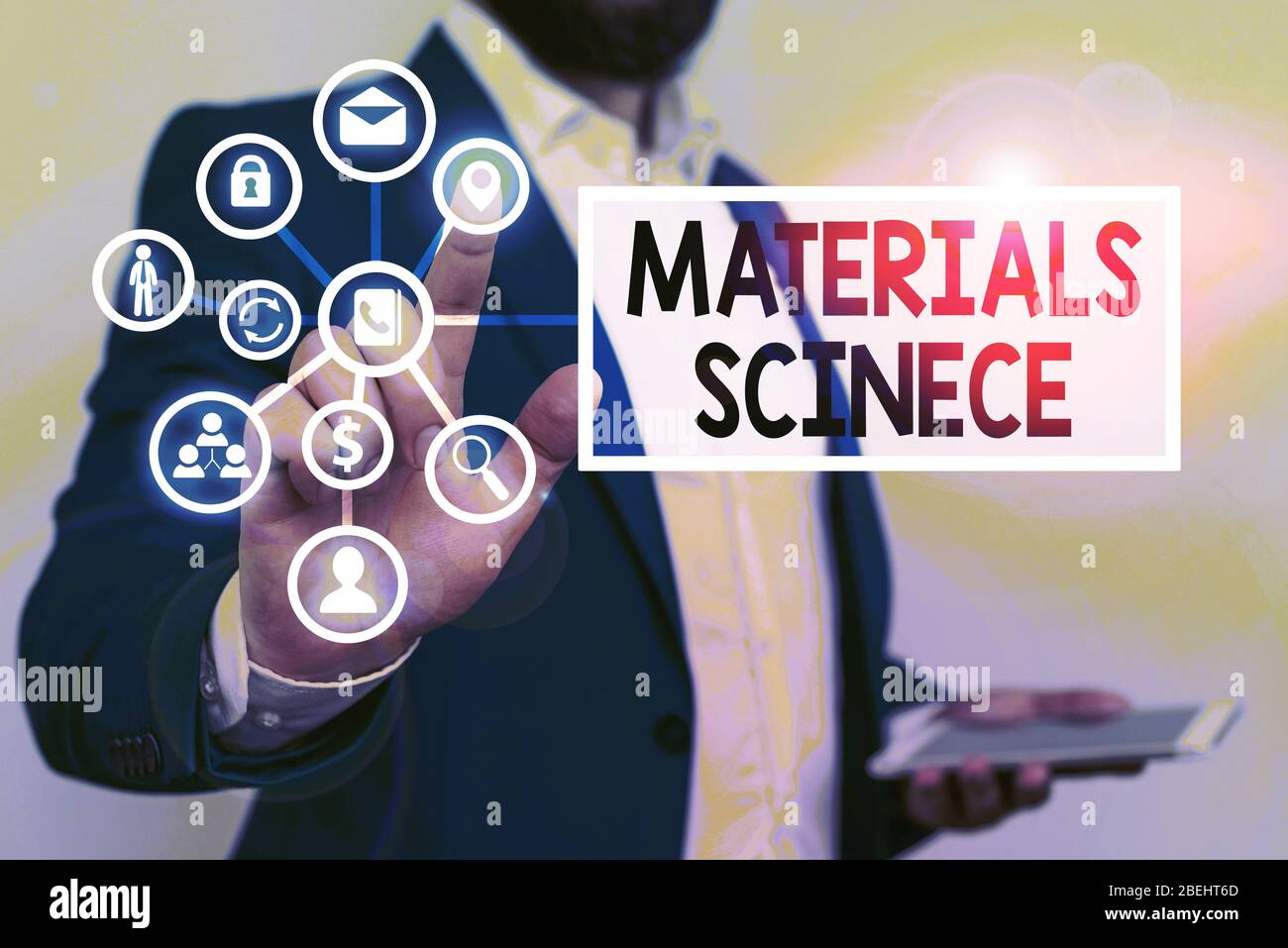 Handwriting text writing Materials Science. Conceptual photo ...