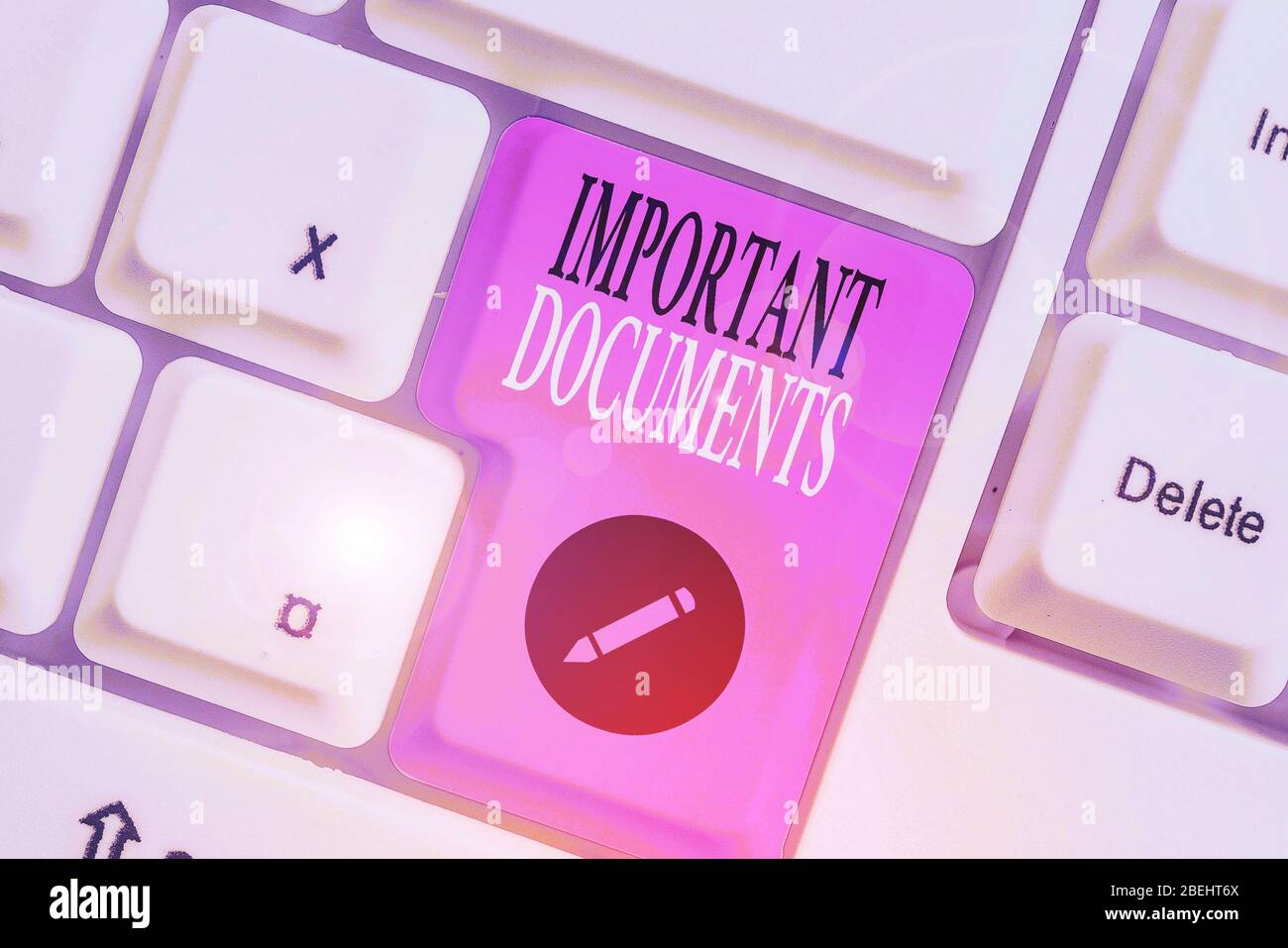 Handwriting text writing Important Documents. Conceptual photo more ...