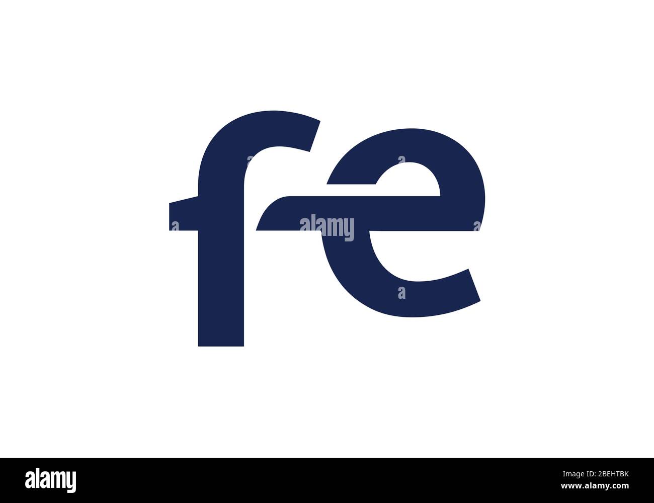 Initial Monogram Letter FE Logo Design Vector Template. FE Letter Logo ...