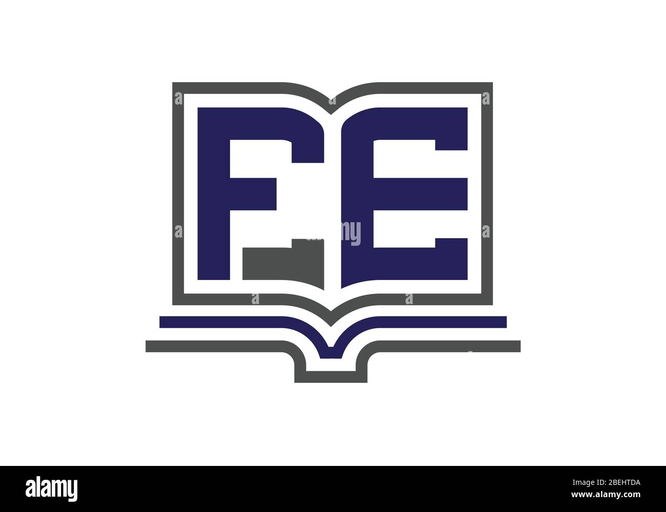 Initial Monogram Letter FE Logo Design Vector Template. FE Letter Logo ...