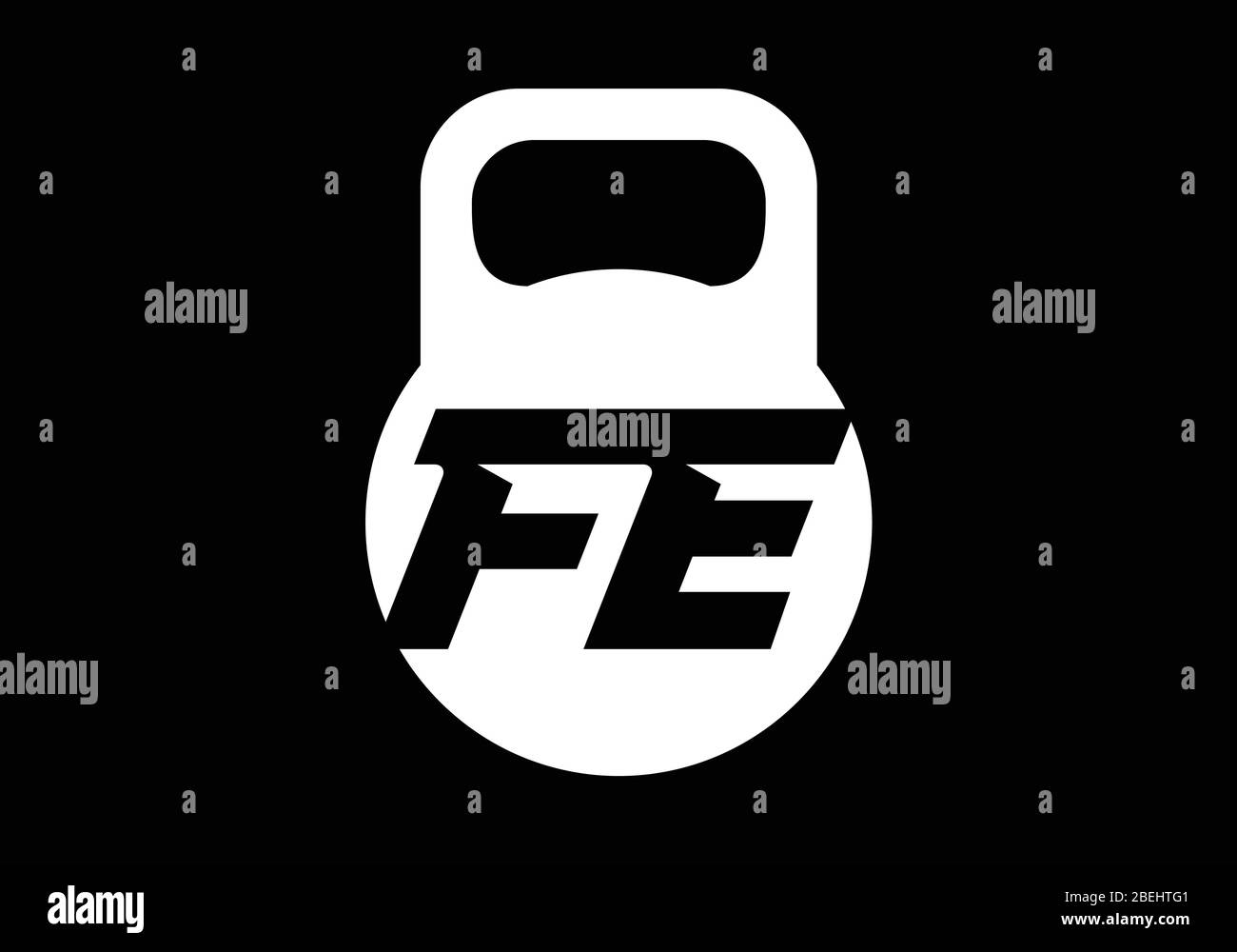 Initial Monogram Letter FE Logo Design Vector Template. FE Letter Logo ...