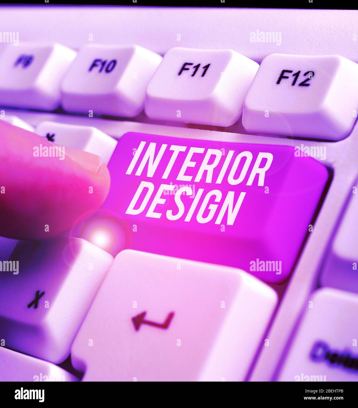 Word writing text Interior Design. Business photo showcasing the art of ...
