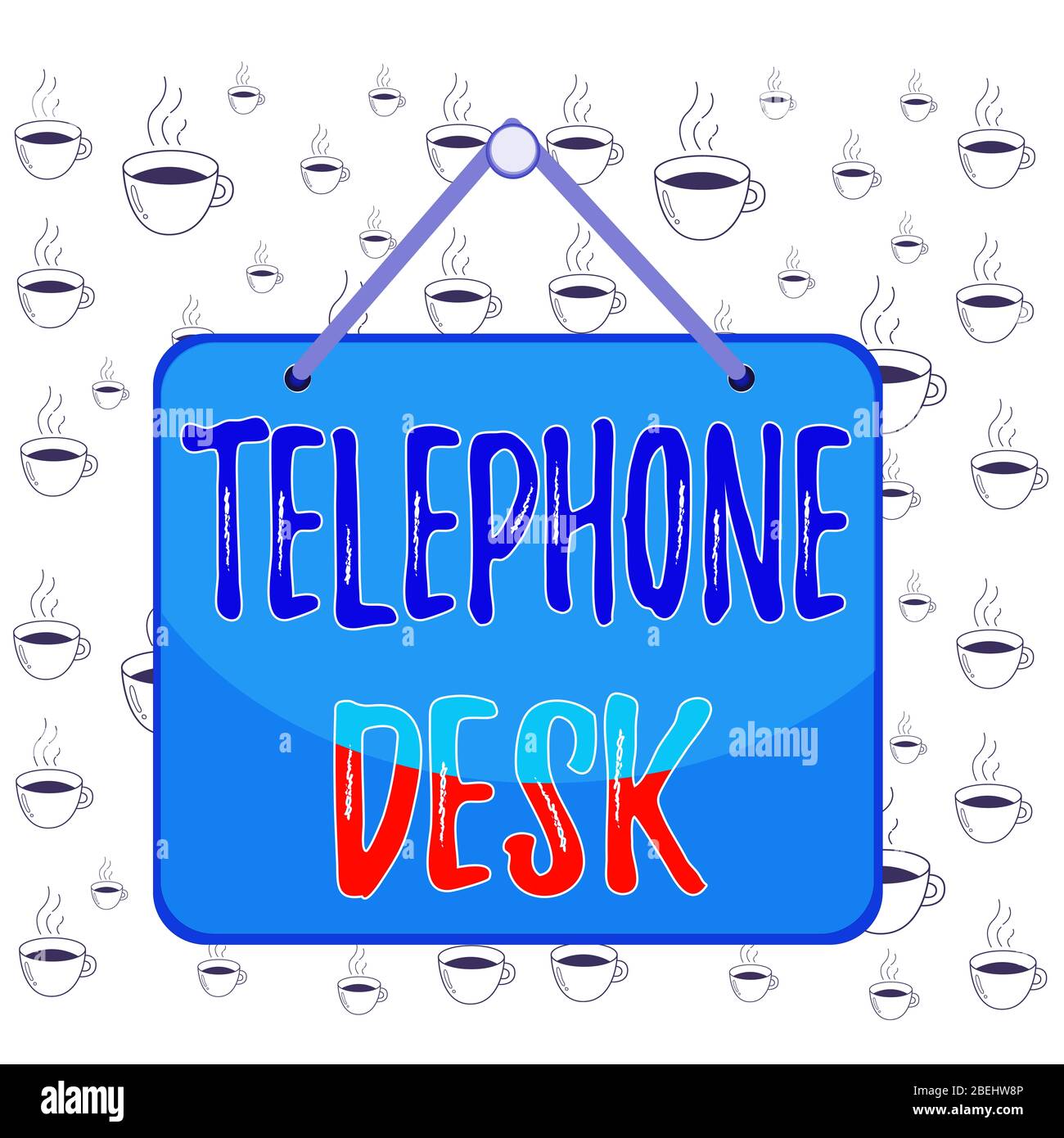 Writing note showing Telephone Desk. Business concept for provide a ...