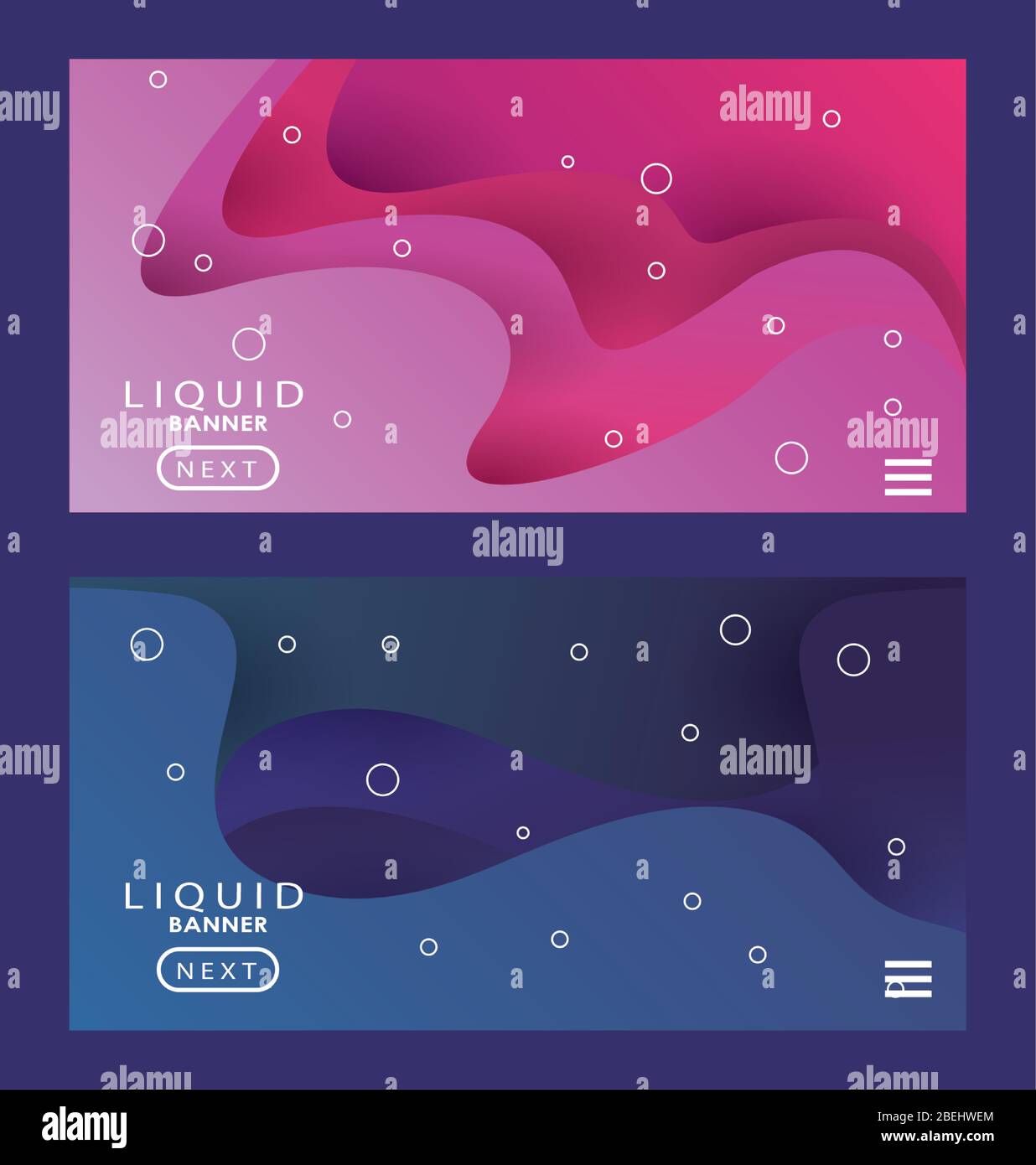 letterings and liquid banners colors backgrounds Stock Vector Image ...