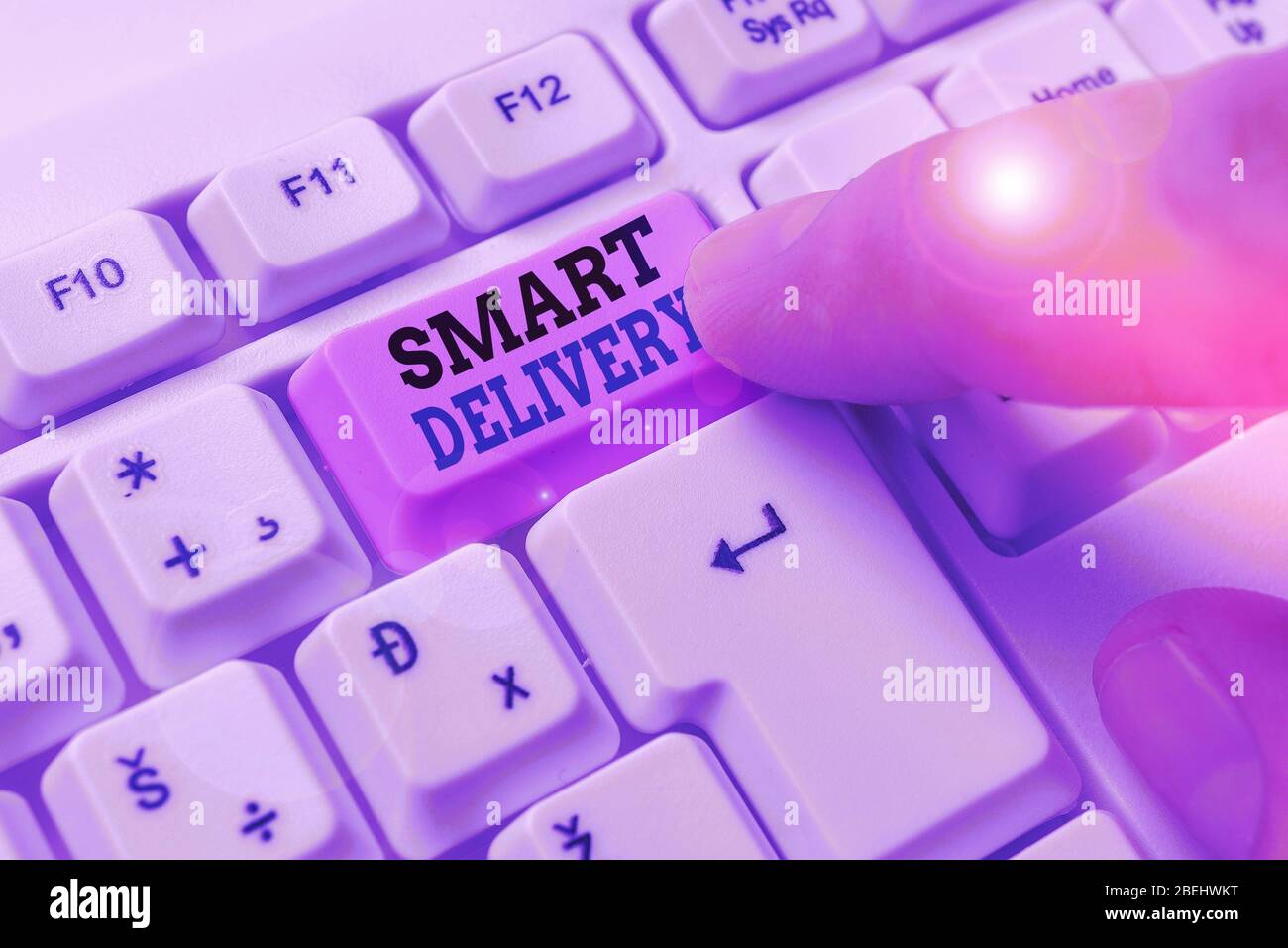 Word writing text Smart Delivery. Business photo showcasing Mobile ...