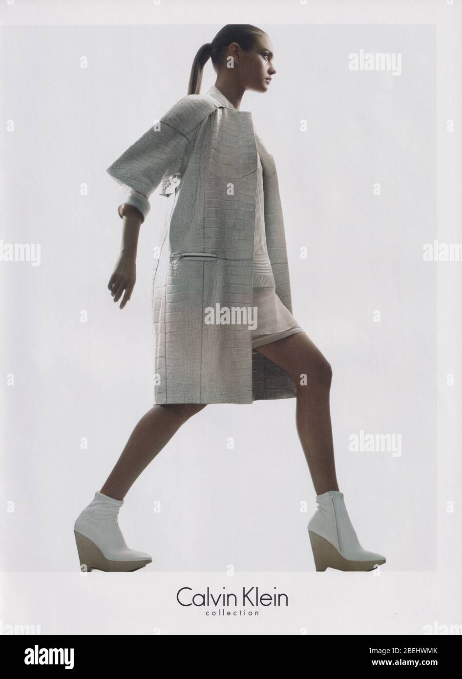 Calvin klein ck magazine advert hi-res stock photography and images - Alamy