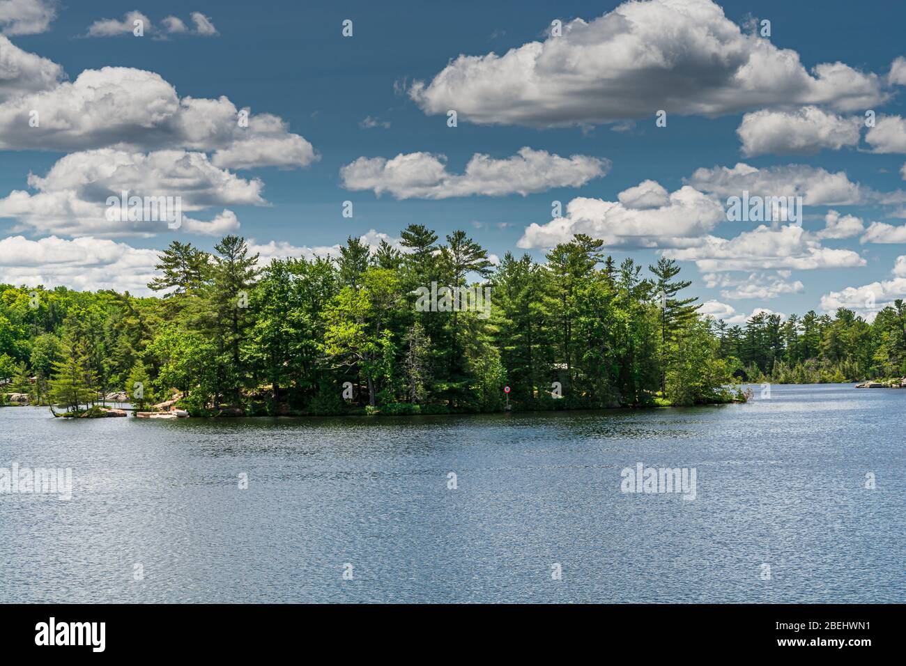 Cottage Country Landscape scene Peterborough Ontario Canada Stock Photo ...