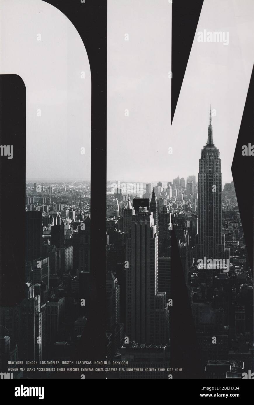Dkny vintage advertisement hi-res stock photography and images - Alamy