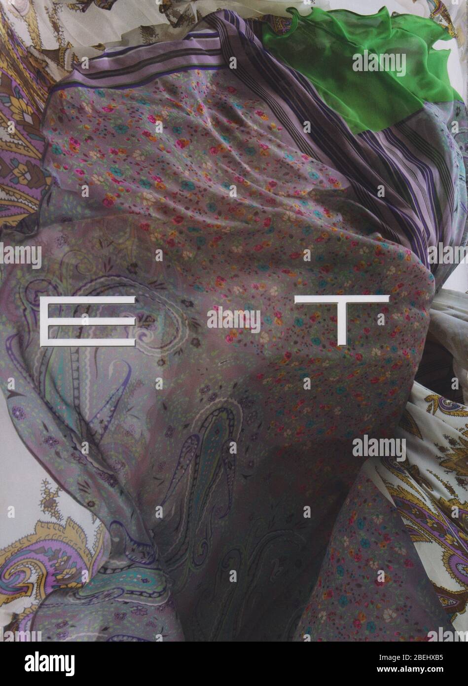 poster advertising ETRO fashion house in paper magazine from 2007 year ...