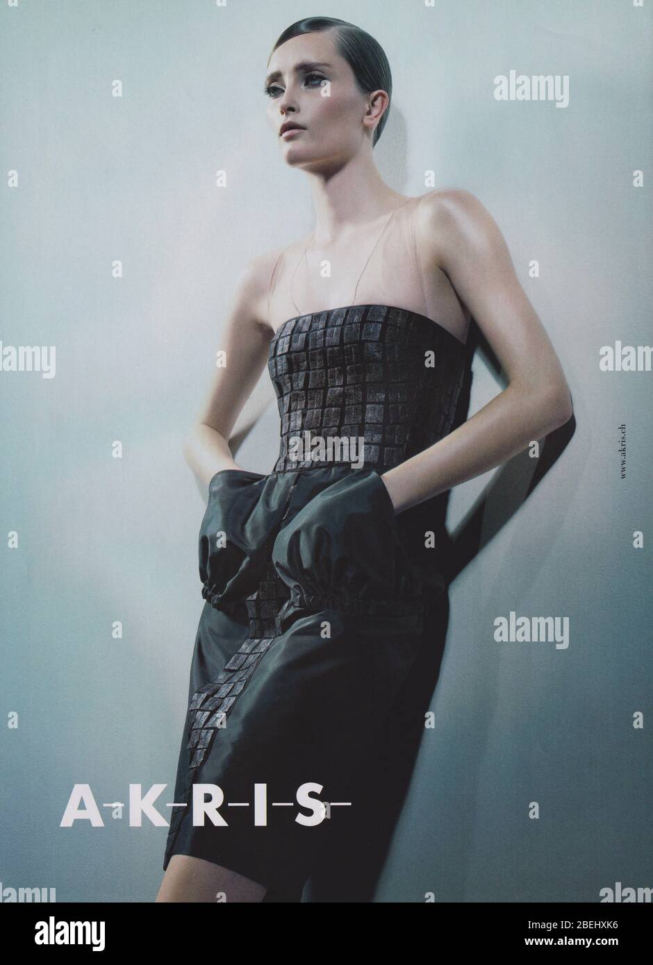 Vintage fashion magazine advert model hi-res stock photography and ...