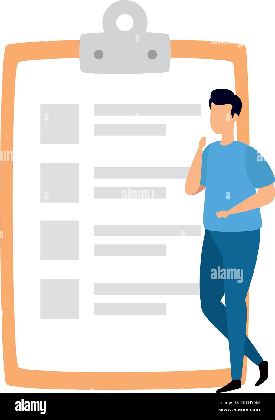 Guy office isolated male masculine Stock Vector Images - Alamy