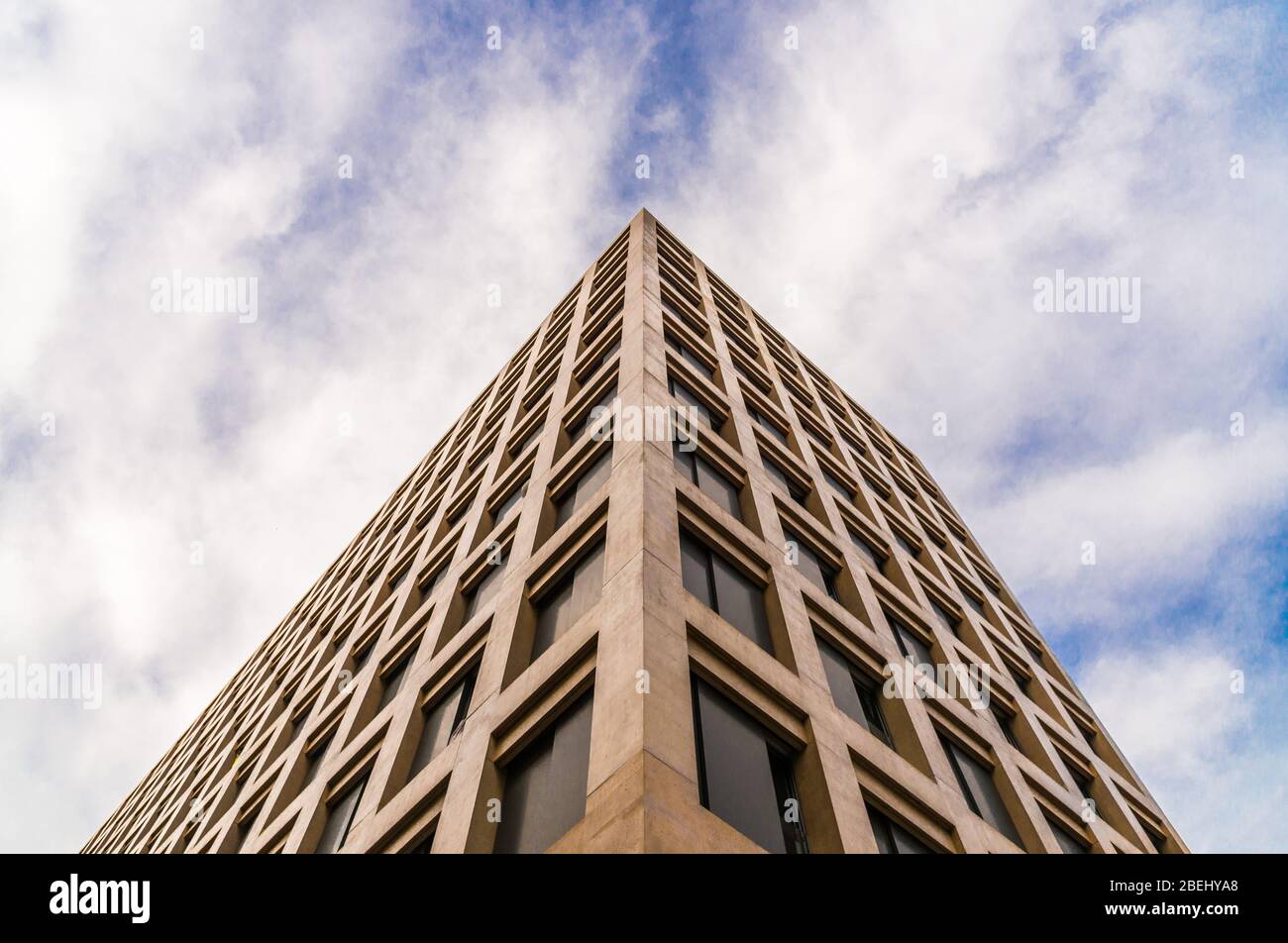 Abstract view of geometrical architecture elements of a building Stock ...
