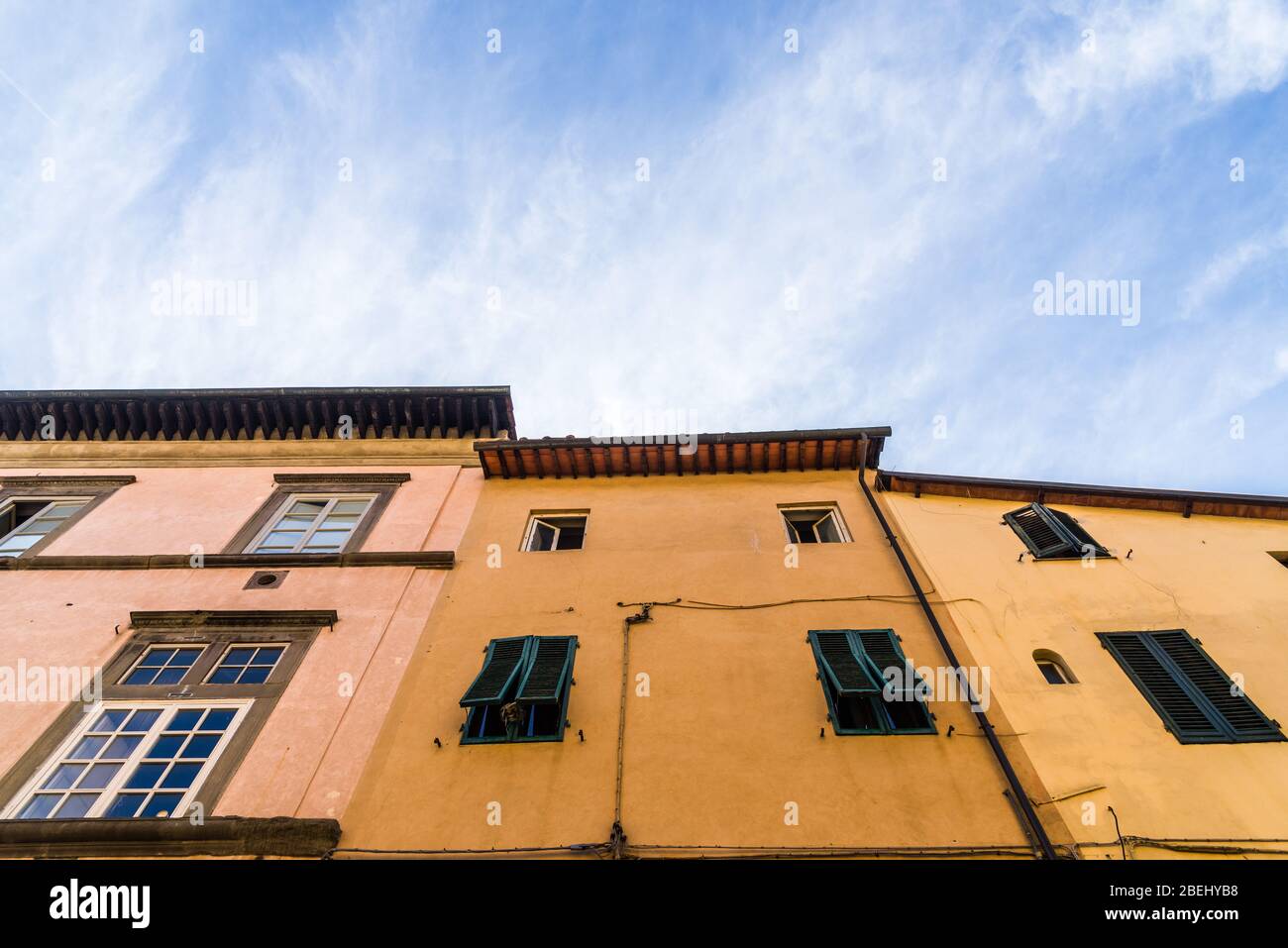 Traditional colorful ancient Italian architecture houses in Italy Stock ...