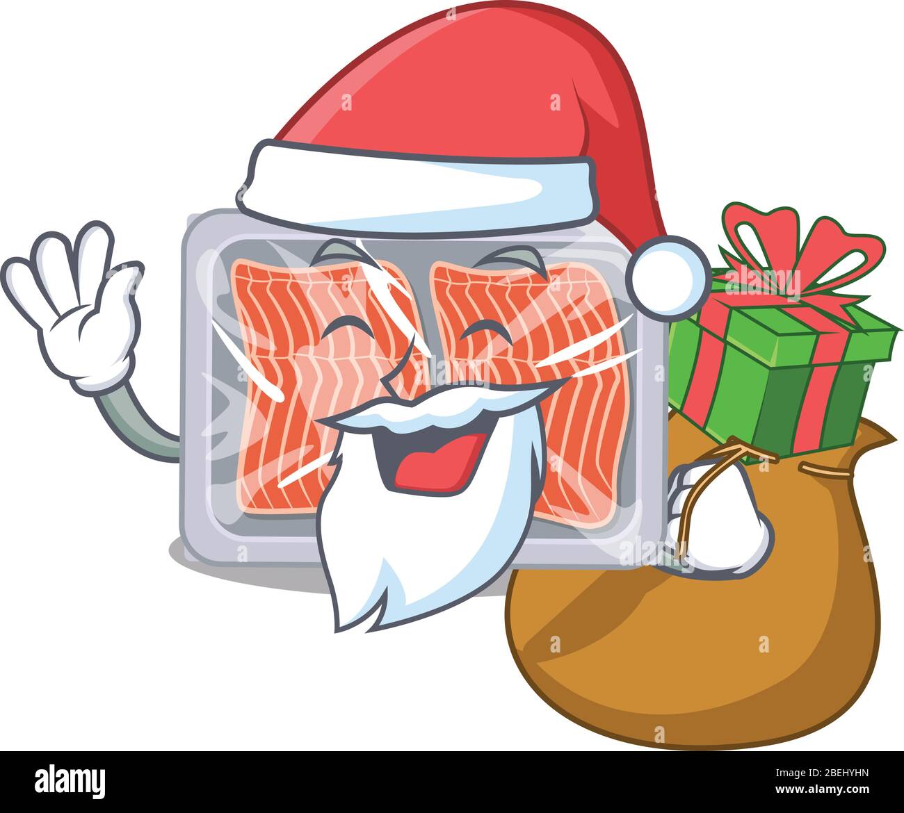Christmas salmon Stock Vector Images - Alamy