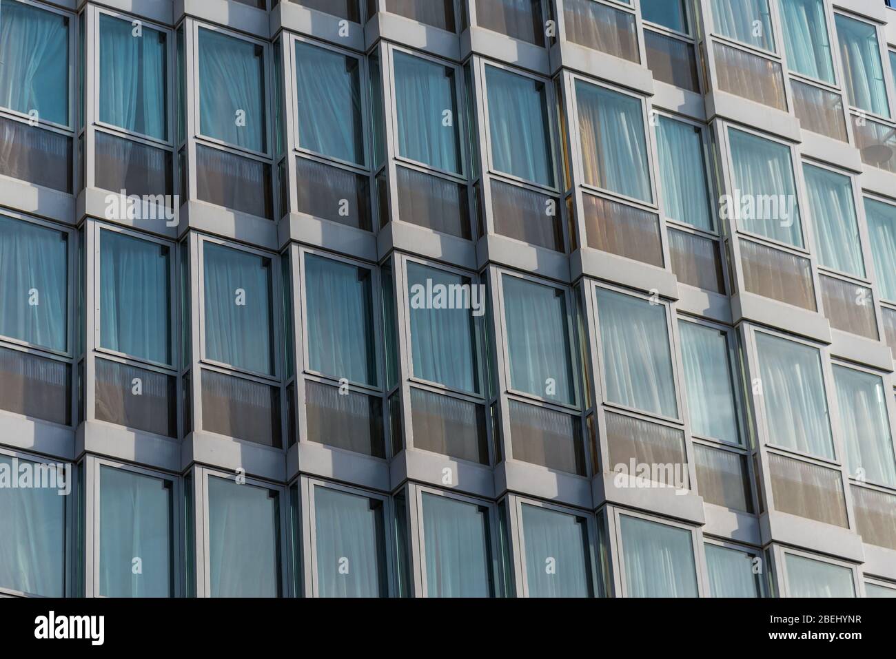Abstract background and pattern of architecture elements of a building ...
