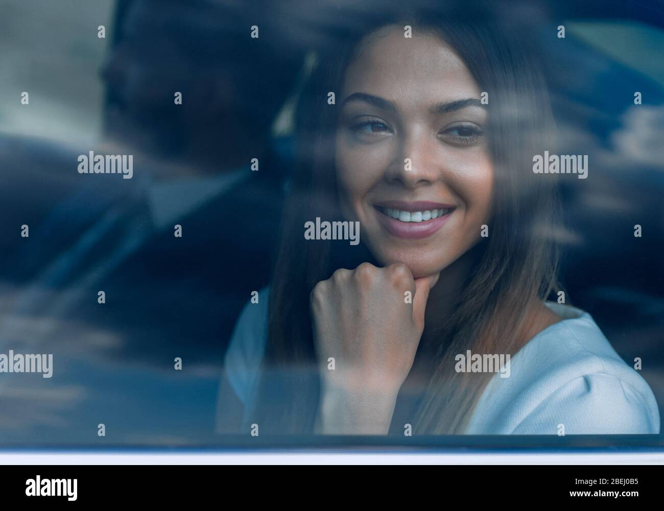 thoughtful business woman sitting in car backseat Stock Photo - Alamy thoughtful business woman sitting in car backseat Stock Photo - Alamy