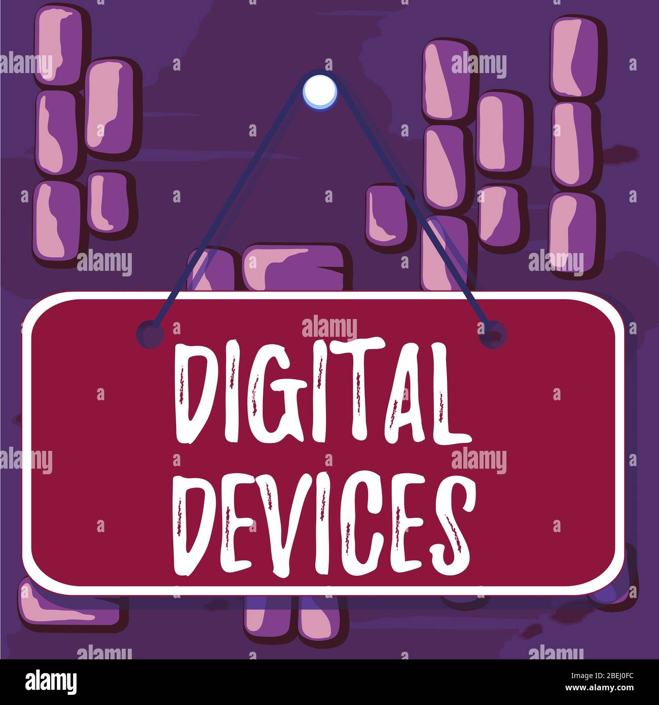 Word writing text Digital Devices. Business photo showcasing physical ...