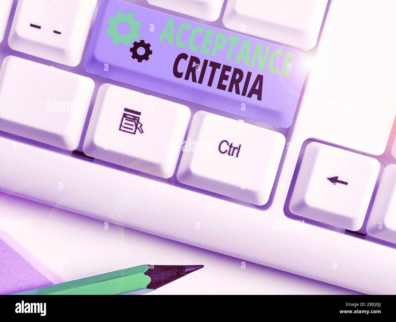 Handwriting text writing Acceptance Criteria. Conceptual photo ...