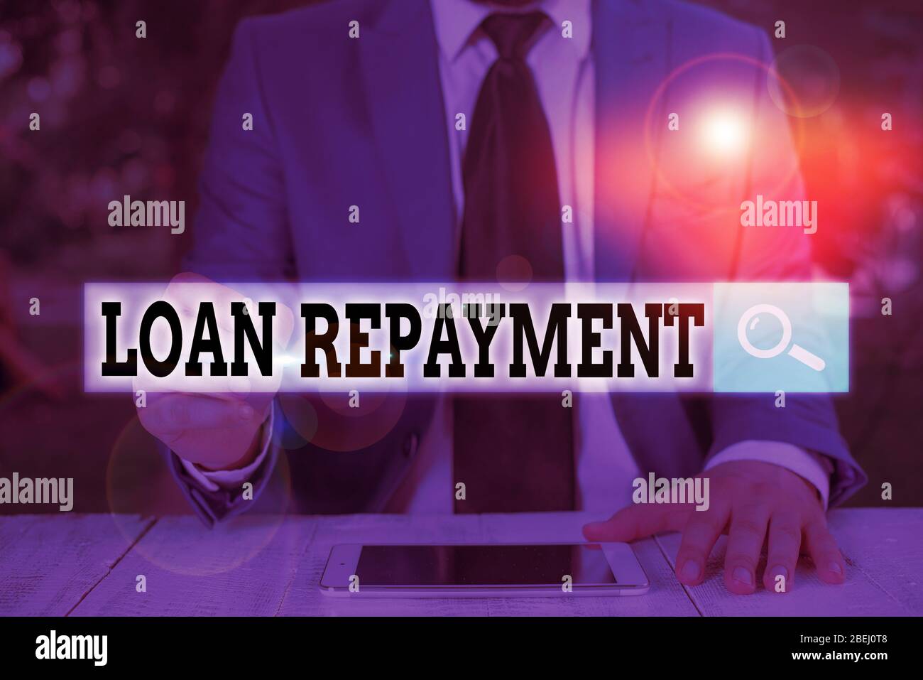 Text sign showing Loan Repayment. Business photo text act of paying ...