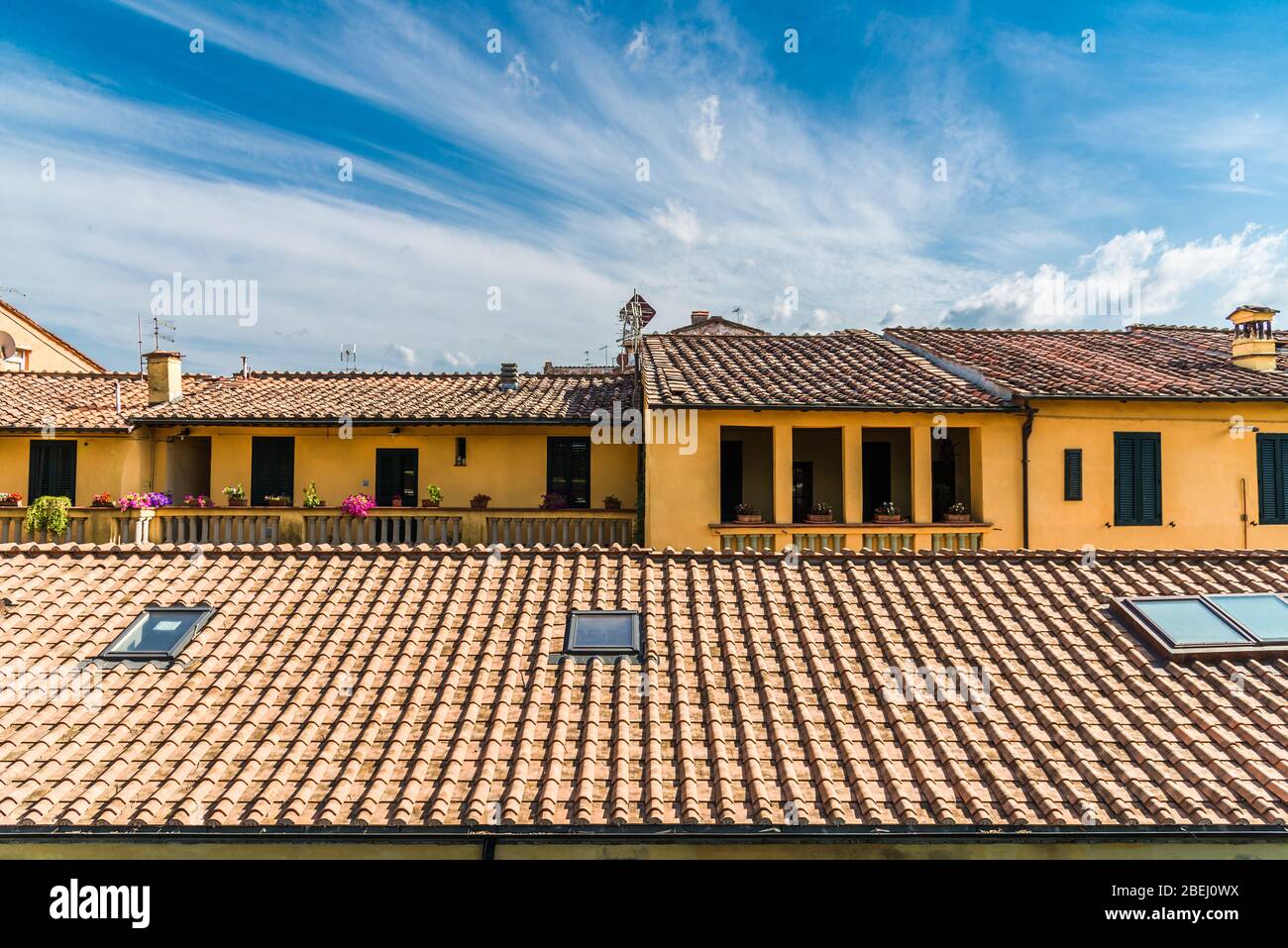Traditional colorful ancient Italian architecture houses in Italy Stock ...