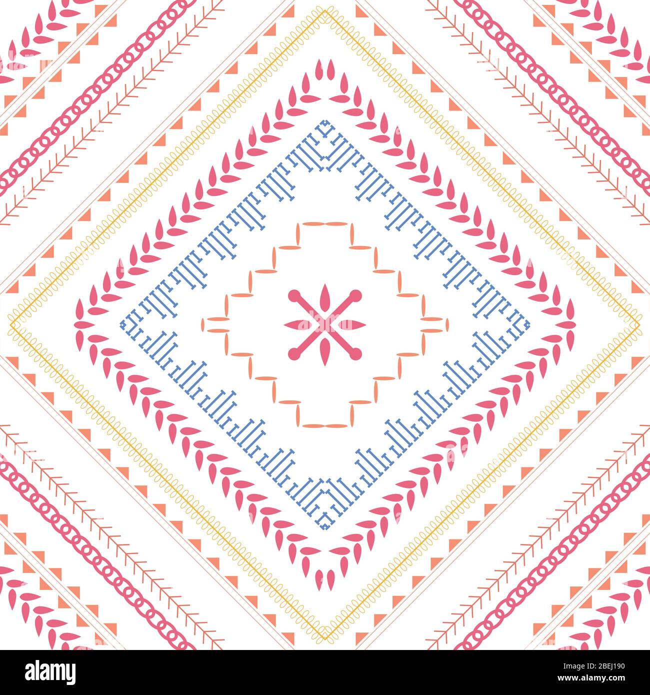 Embroidered design pattern for living room decor Stock Vector Image ...