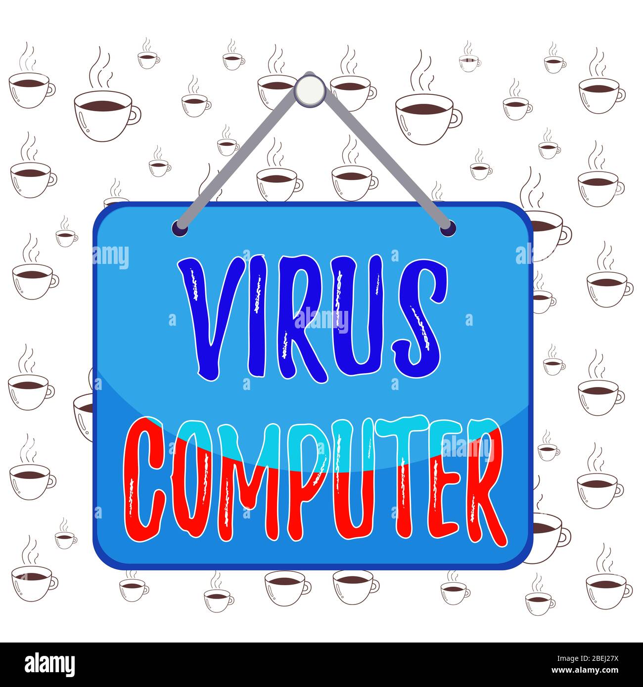 Writing note showing Virus Computer. Business concept for Malicious ...