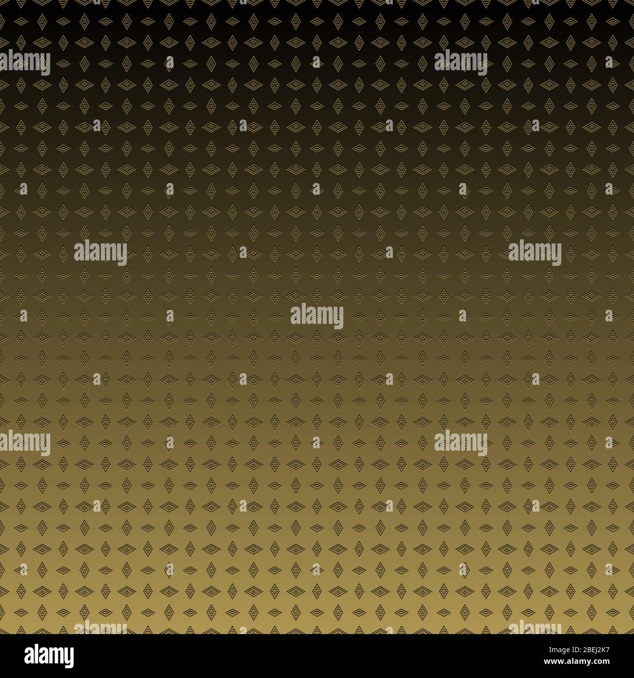 Gold pattern illustration, bas-relief effect with repeated geometric ...