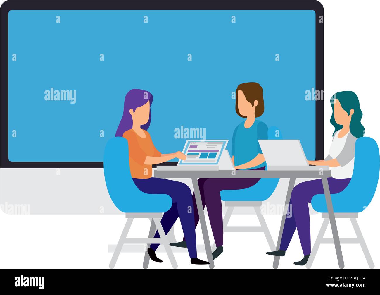 Beautiful women sitting in chair Cut Out Stock Images & Pictures - Alamy