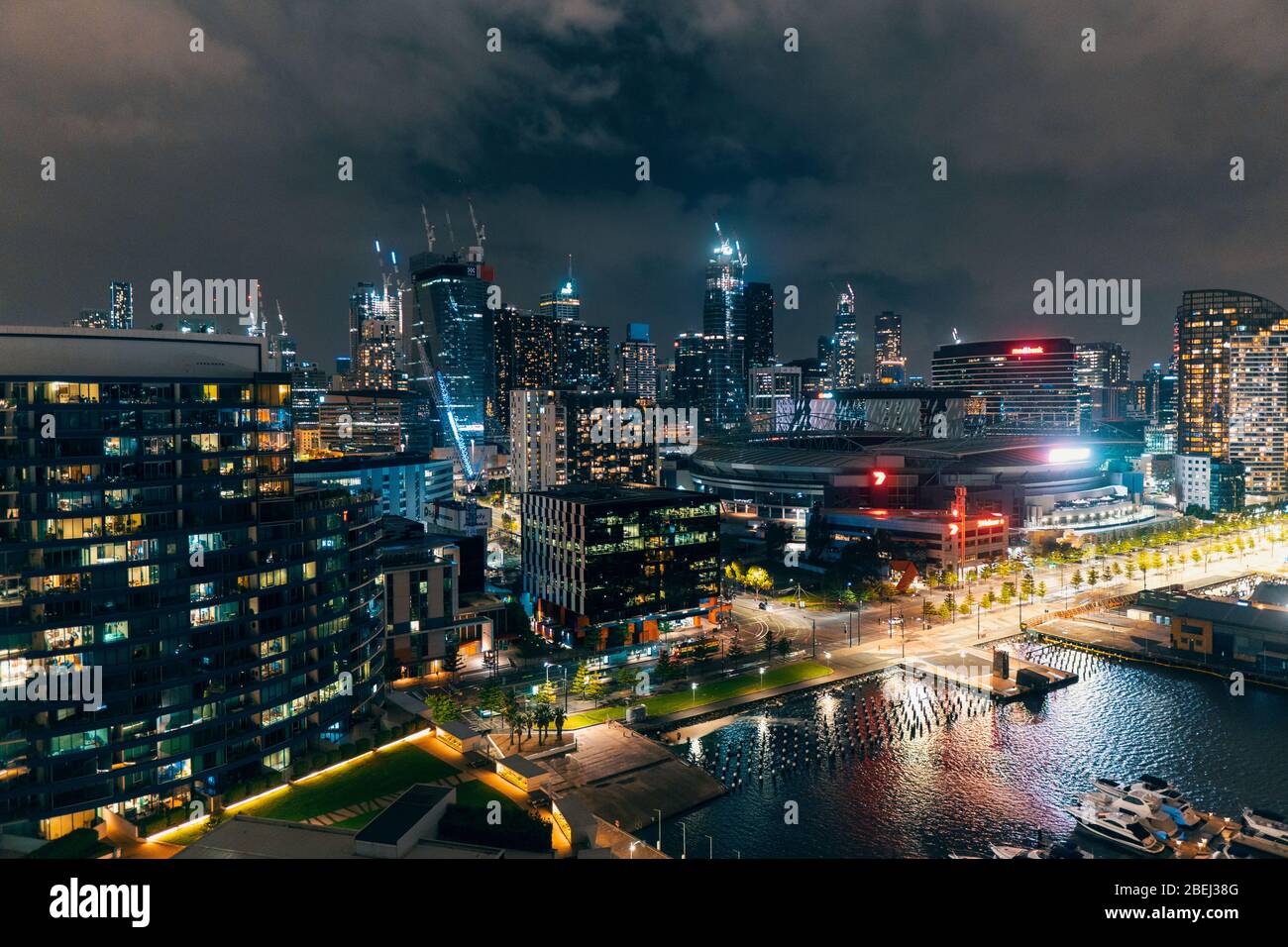 city night view Stock Photo - Alamy