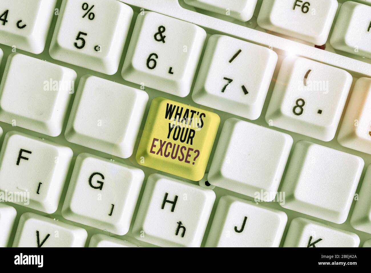 Conceptual hand writing showing What s is Your Excuse question. Concept ...