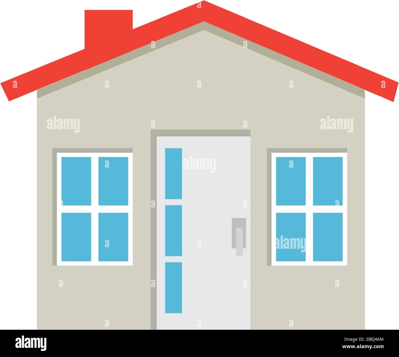 house facade construction isolated icon Stock Vector Image & Art - Alamy