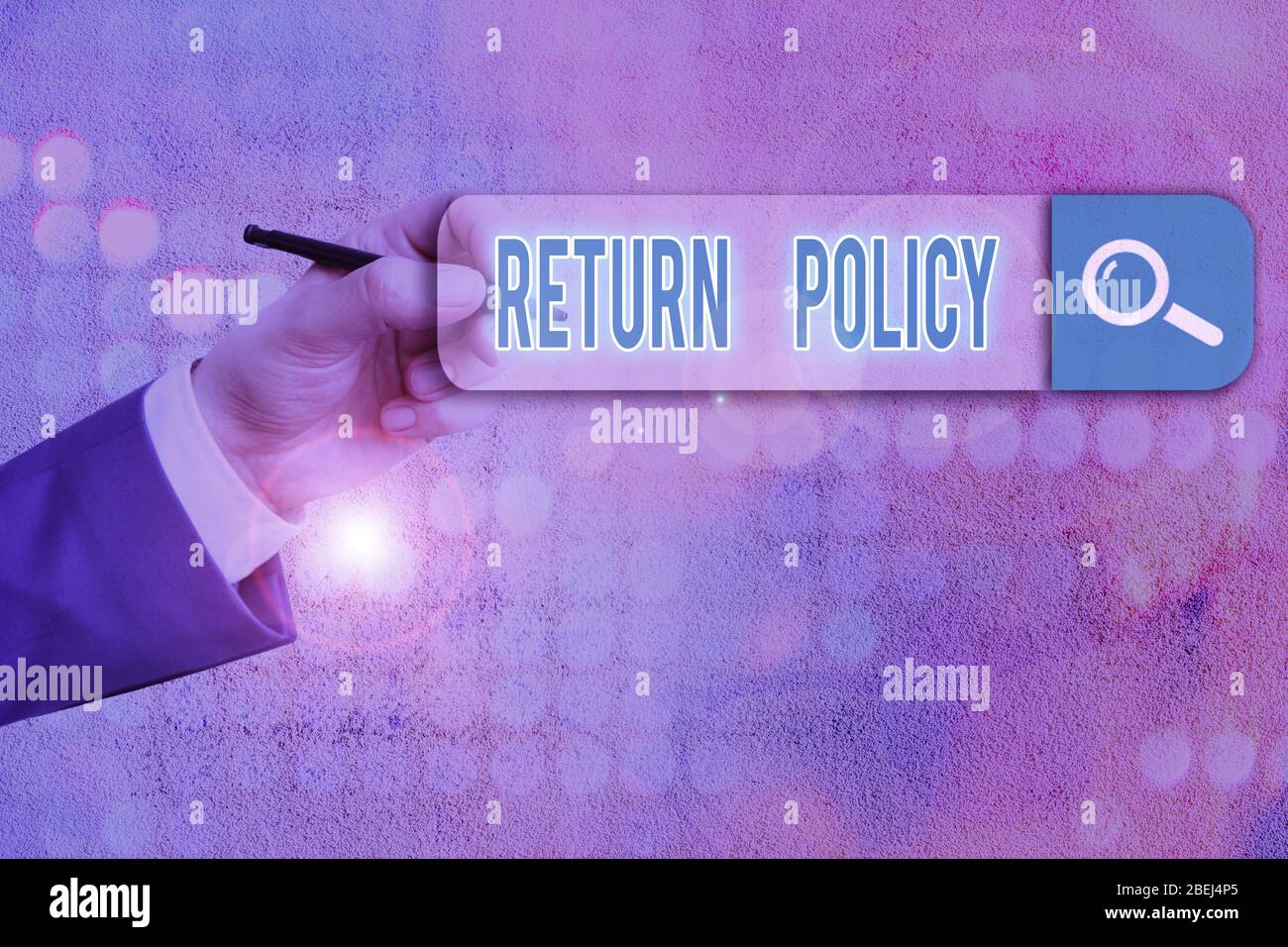 Conceptual hand writing showing Return Policy. Concept meaning return ...
