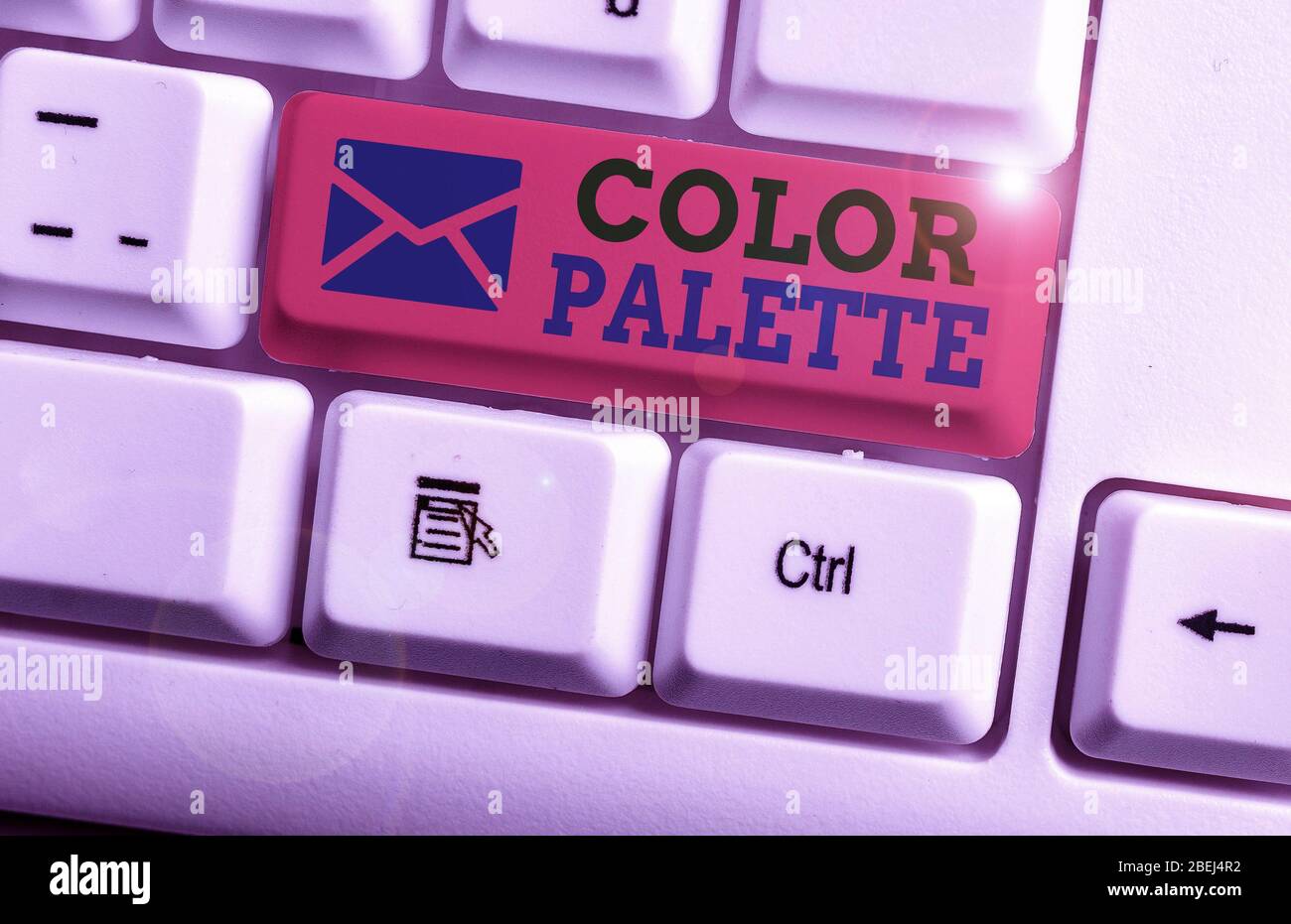 Word writing text Color Palette. Business photo showcasing full range ...