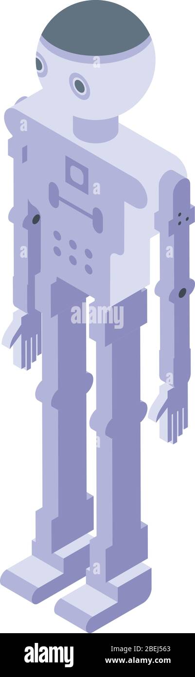 Bot Robot Icon Isometric Style Stock Vector Image And Art Alamy